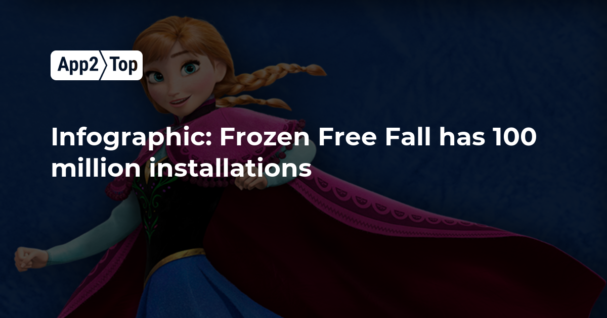 Infographic: Frozen Free Fall has 100 million installations | App2top