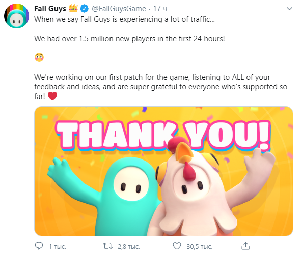 Fall Guys climbed to the top of the Steam and Twitch charts on the day ...